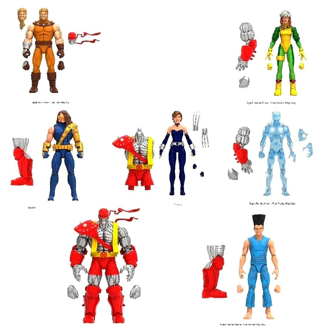 MISB Marvel Legends X-Men Colossus Wave Age Of Apocalypse AOA Rogue ...