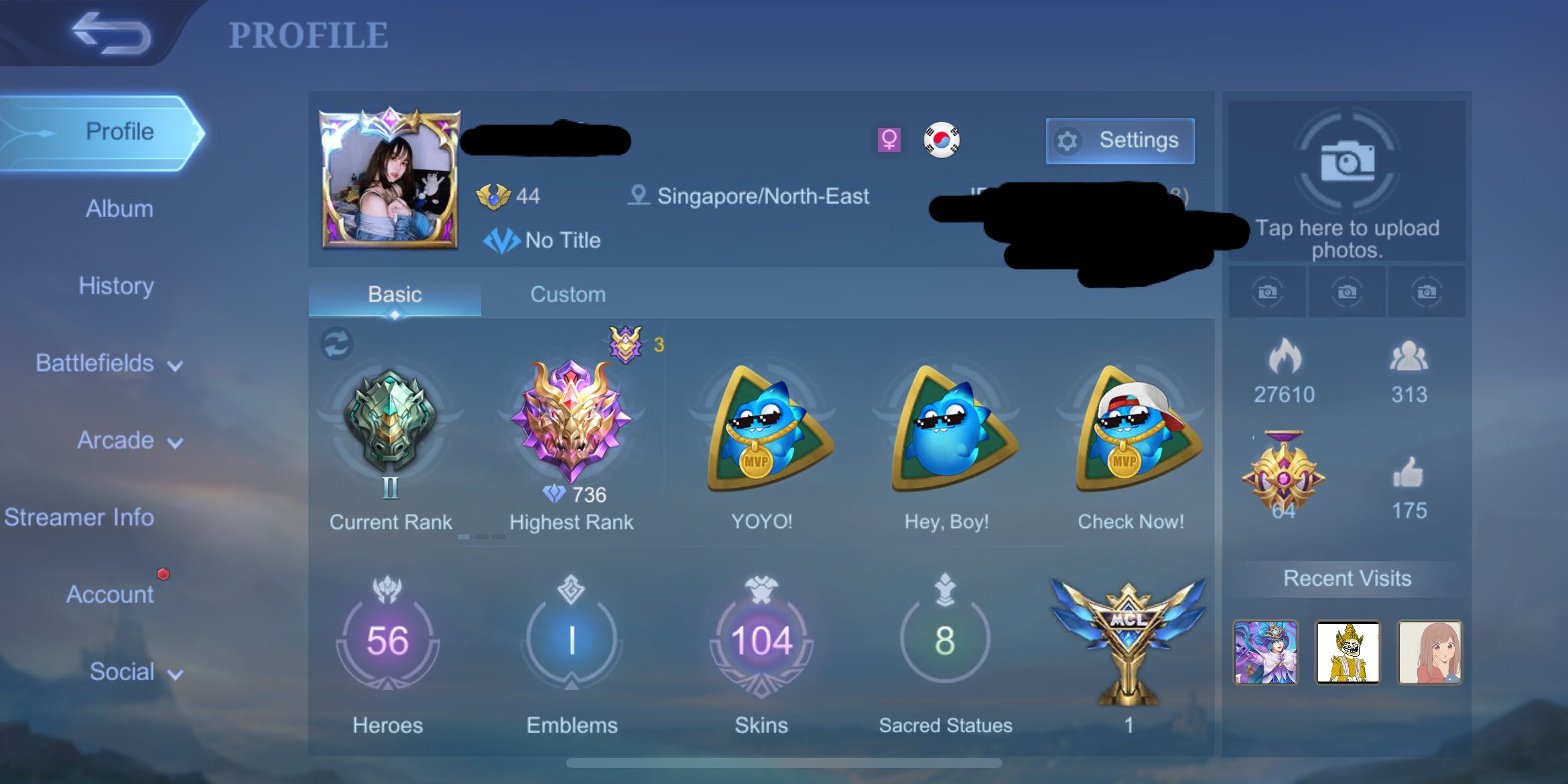 Mobile Legends High Winrate Jungler Account, Video Gaming, Gaming ...