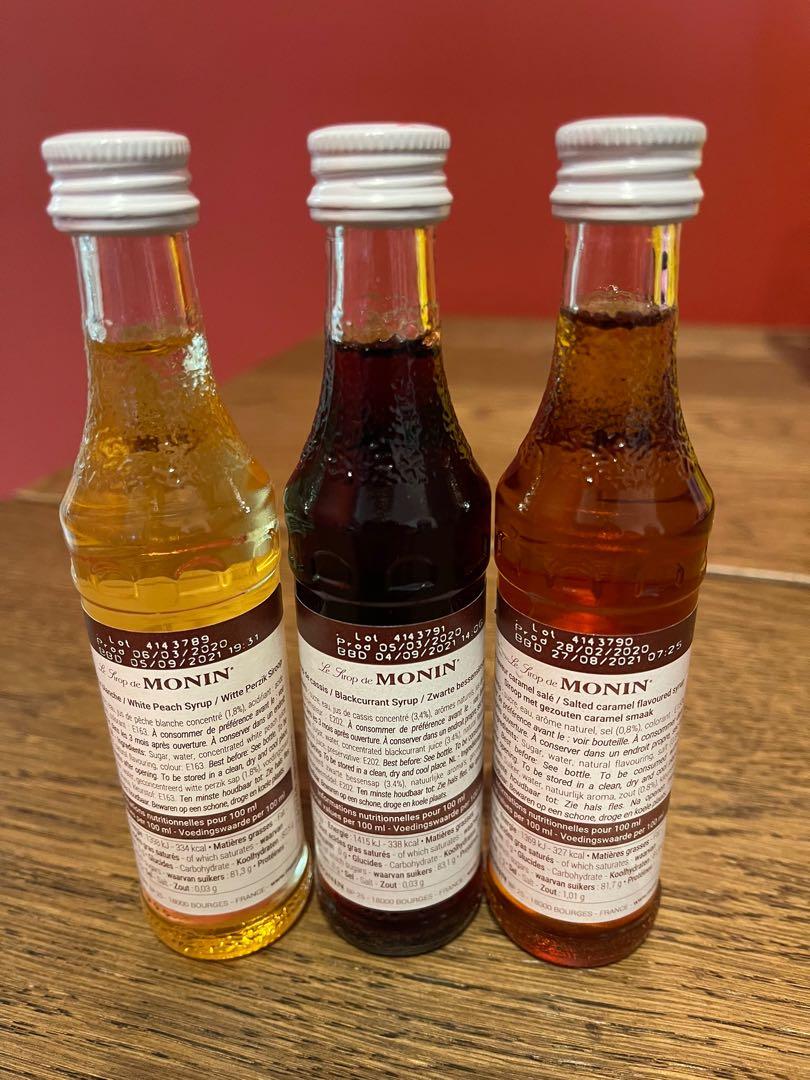 Monin syrup (Nespresso), Food & Drinks, Other Food & Drinks on Carousell