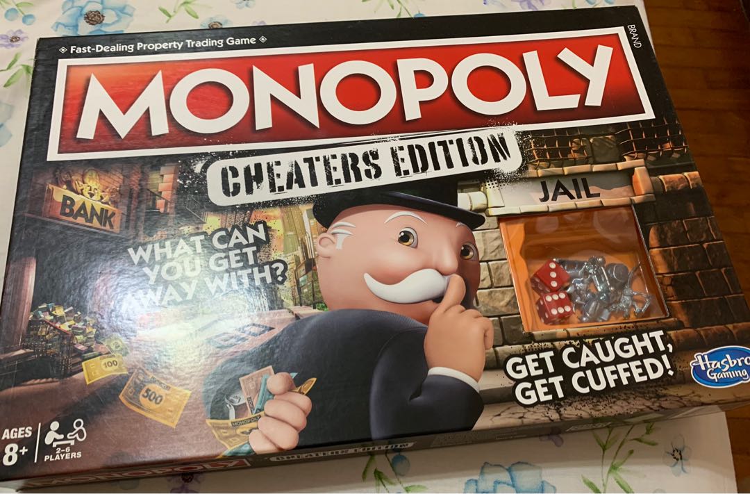 Monopoly cheater edition, Hobbies & Toys, Toys & Games on Carousell