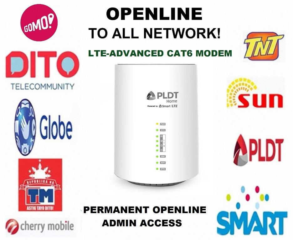Openline to ALL Network PLDT CAT6 LTE-Advanced Home WiFi, Computers ...