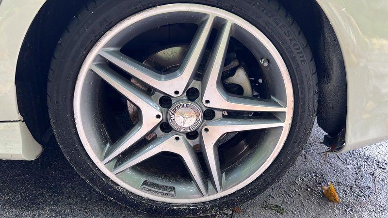 Original CLA 180 18” AMG Rims, Car Accessories, Tyres & Rims on Carousell
