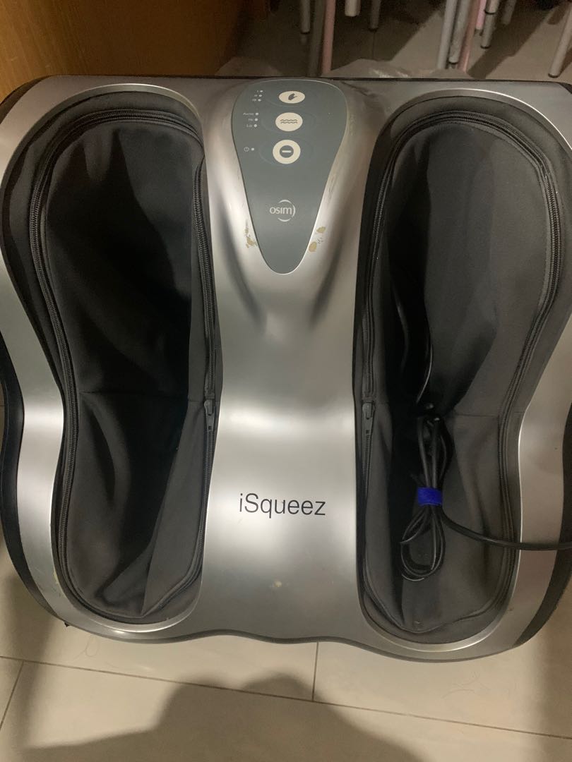 Osim iSqueez Foot Massager, Health & Nutrition, Massage Devices on ...