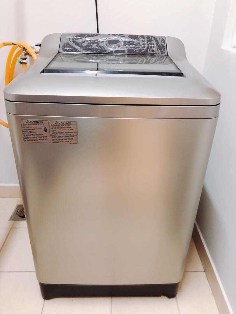 Washing machine Panasonic 16kg Top Load Inverter washer NA-FS16G4, TV ...