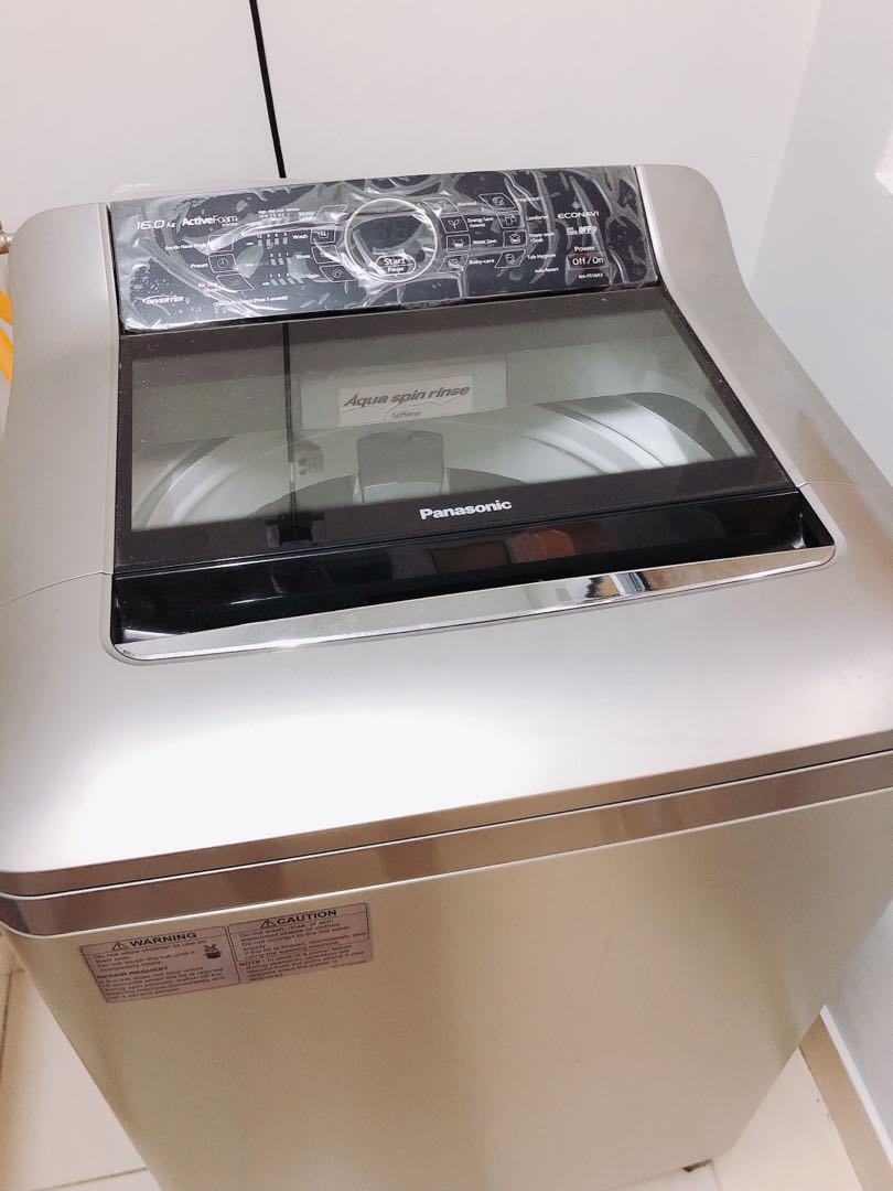 Washing machine Panasonic 16kg Top Load Inverter washer NA-FS16G4, TV ...