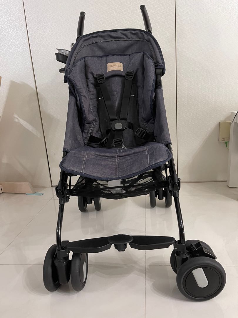 Peg Perego Mini Denim Stroller, Babies & Kids, Going Out, Strollers on ...