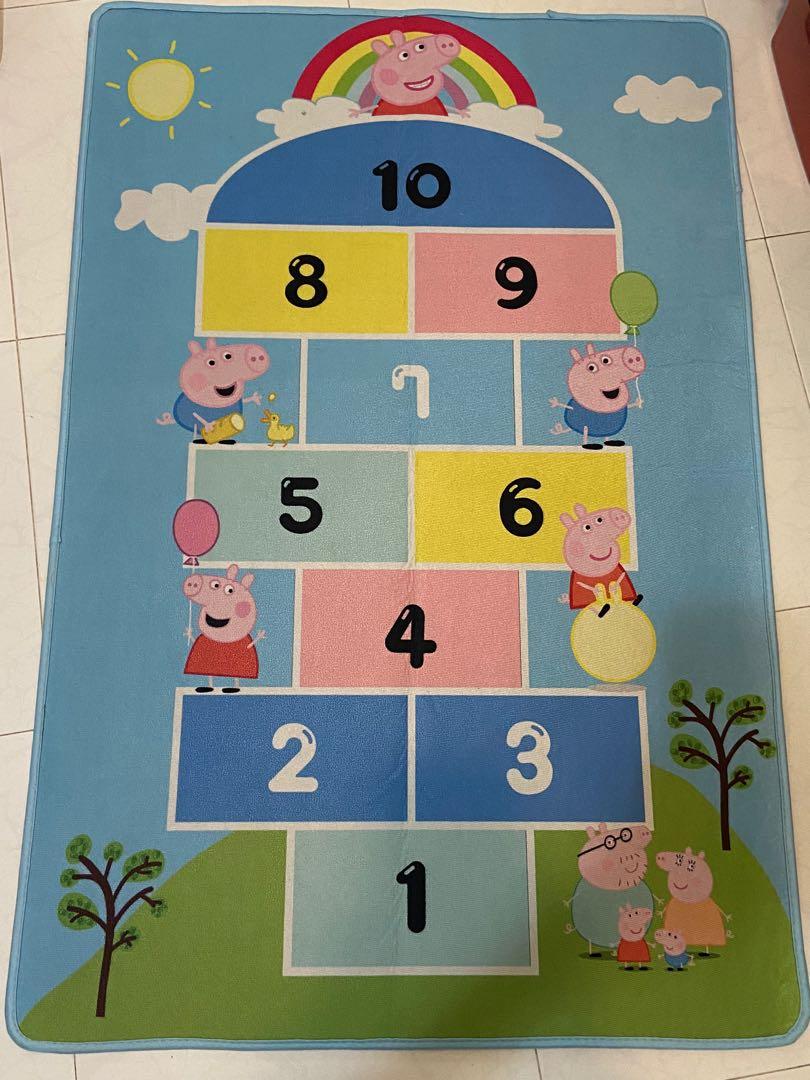 Peppa pig Hopscotch floor mat, Babies & Kids, Infant Playtime on Carousell