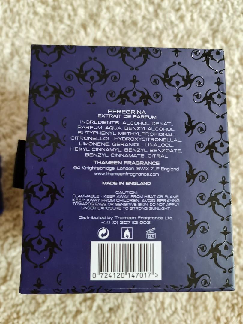 Peregrina Thameen 50ML EDP , Beauty & Personal Care, Fragrance & Deodorants on Carousell