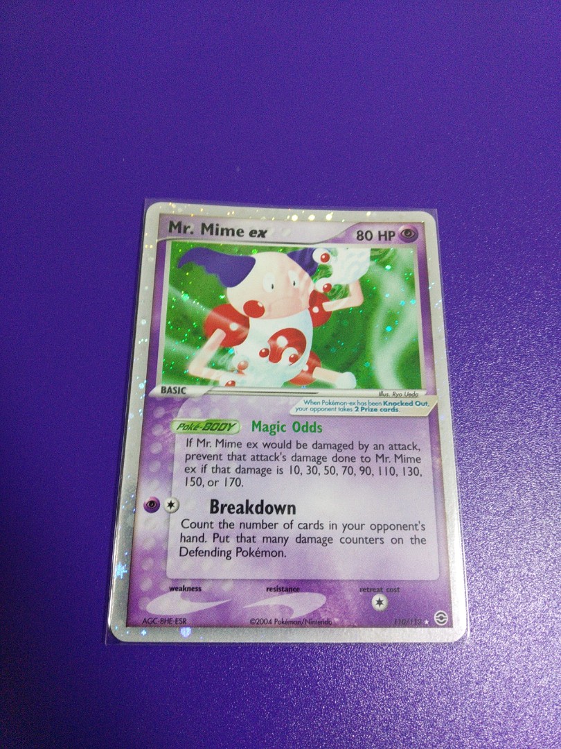 Pokemon TCG Vintage Mr. Mime EX Ultra Rare - EX Fire Red & Leaf Green ...