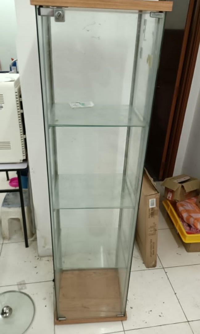 Rak kaca ikea, Furniture & Home Living, Furniture, Shelves, Cabinets ...