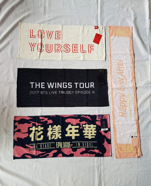 Rare BTS Official Concert Towel, Hobbies & Toys, Memorabilia ...