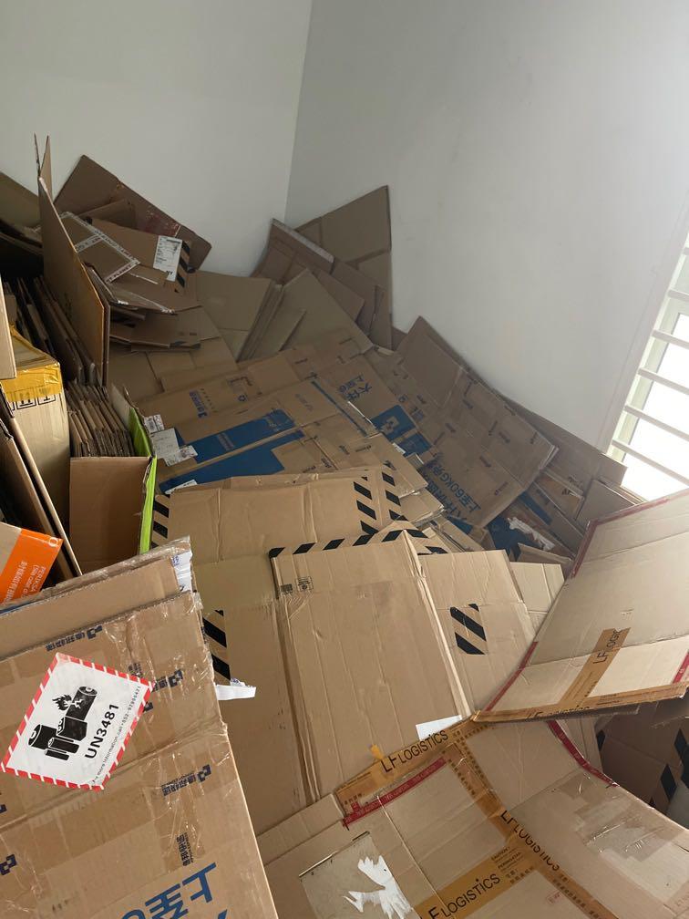 Recycle carton box, Furniture & Home Living, Home Improvement ...