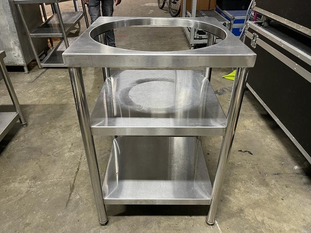 RICE COOKER TABLE 2 TIER EQUIPMENT TABLE STAINLESS STEEL USED ...