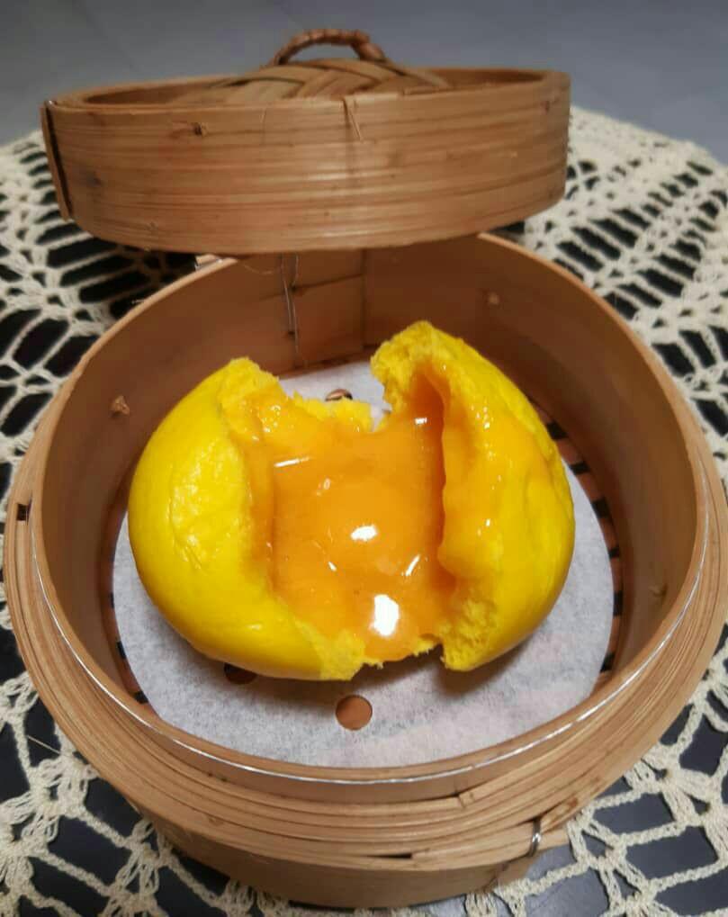 Salted egg Pau halal, Food & Drinks, Packaged & Instant Food on Carousell
