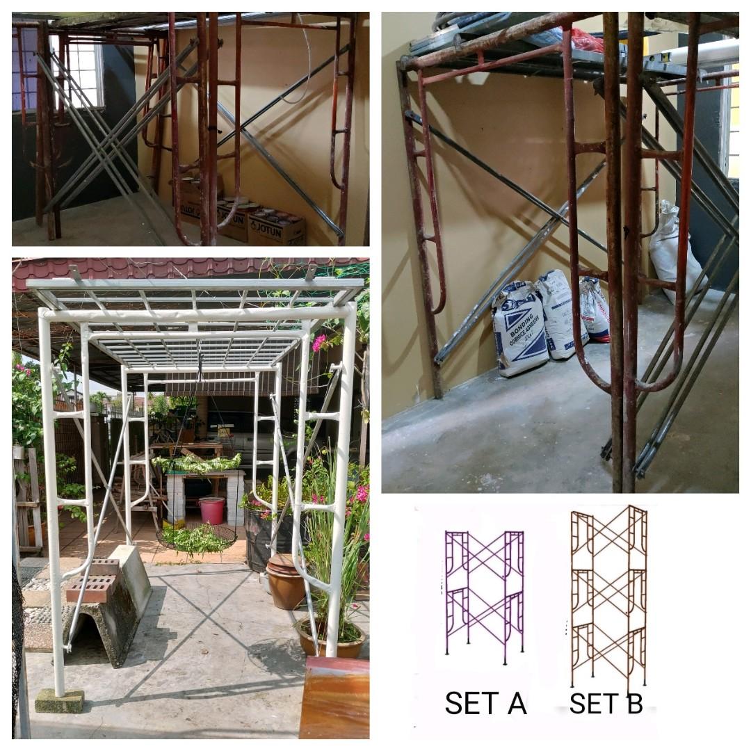 Scaffolding staging, Furniture & Home Living, Outdoor Furniture on ...