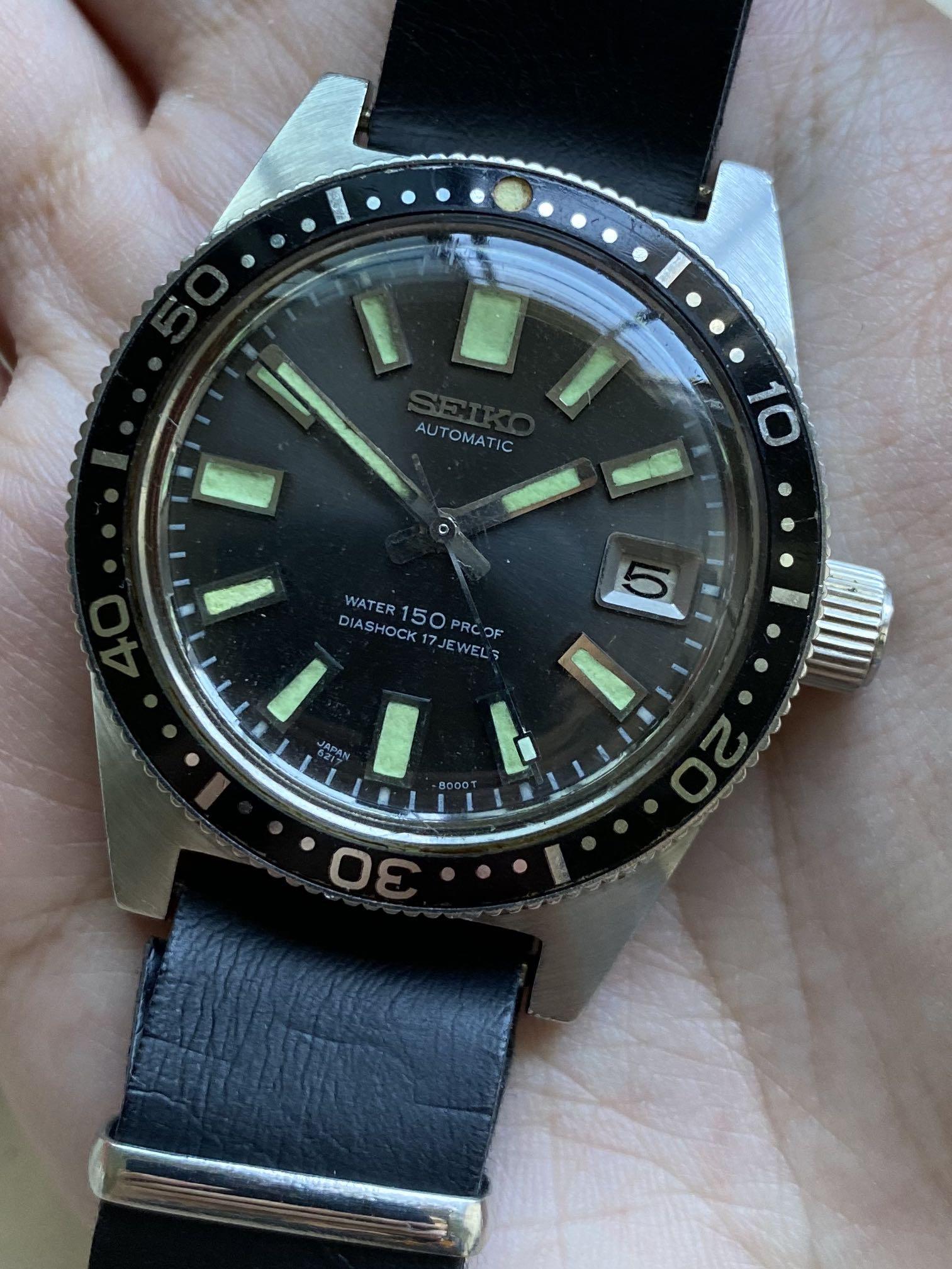 Seiko 1st Gen First Diver 62MAS 6217-8001 Dolphin Caseback Pre SKX ...