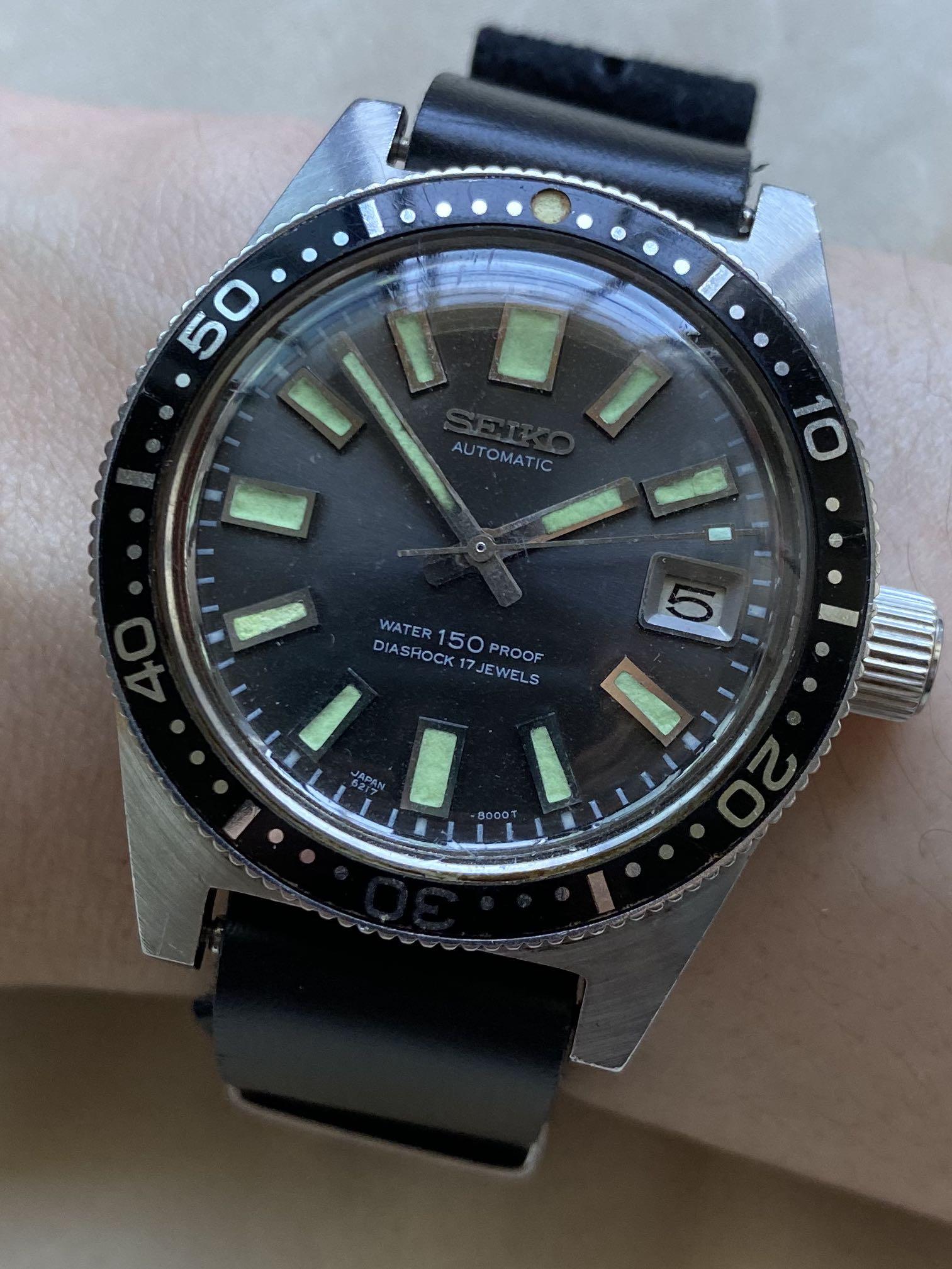 Seiko 1st Gen First Diver 62MAS 6217-8001 Dolphin Caseback Pre SKX ...