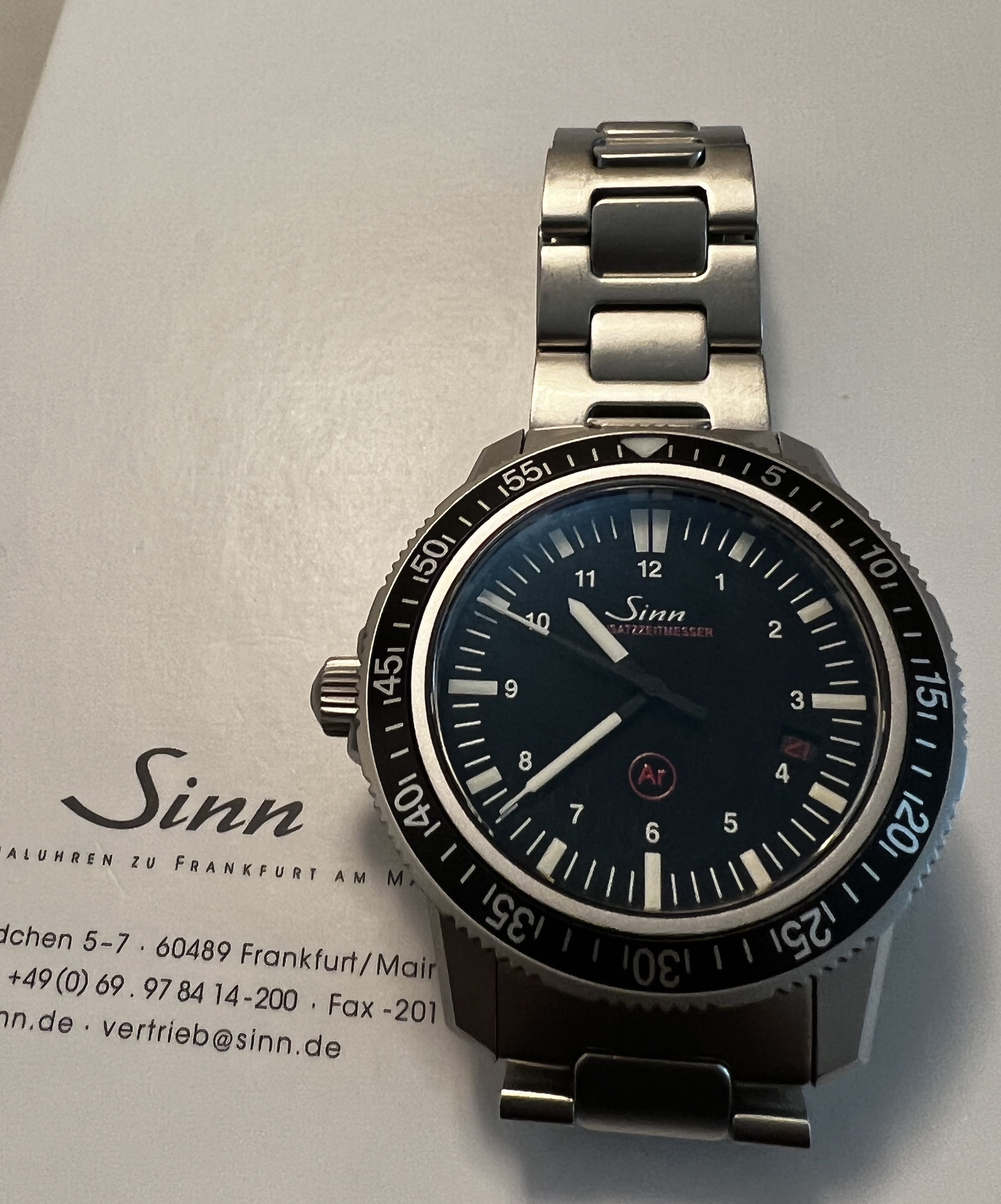 Sinn EZM3, Left hand crown, Luxury, Watches on Carousell