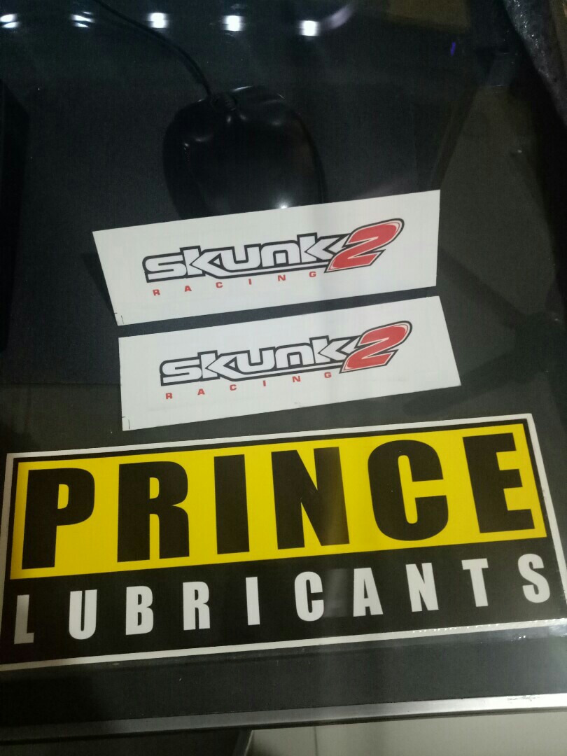 Skunk2 stickers, Auto Accessories on Carousell