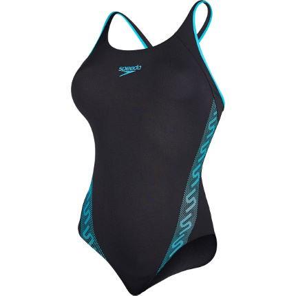Speedo Monogram Muscleback Swimsuit, Women's Fashion, Swimwear, Bikinis ...