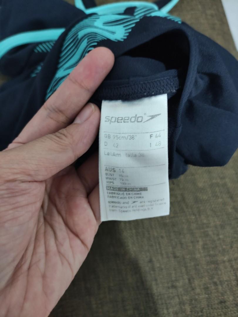 Speedo Monogram Muscleback Swimsuit, Women's Fashion, Swimwear, Bikinis ...