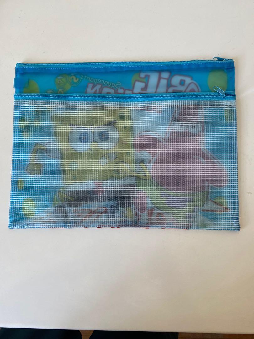 SpongeBob Squarepants zip folder, Hobbies & Toys, Stationery & Craft ...