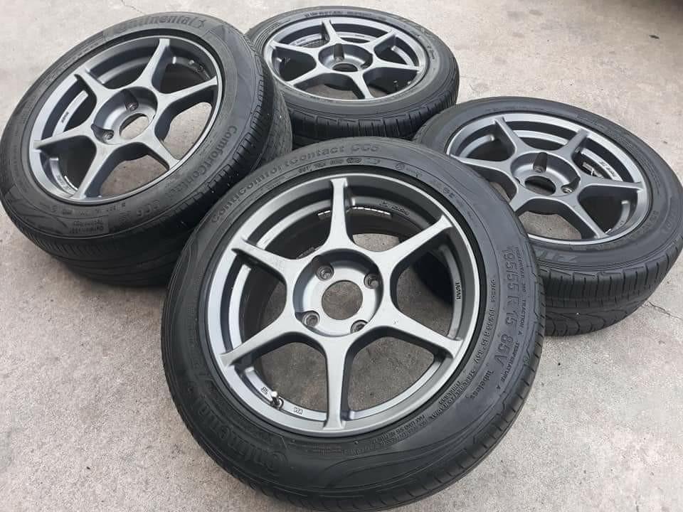 Sportrim P1 Racing 15" pcd 4x114, Auto Accessories on Carousell