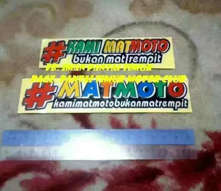 STICKER MAT MOTO, Auto Accessories on Carousell