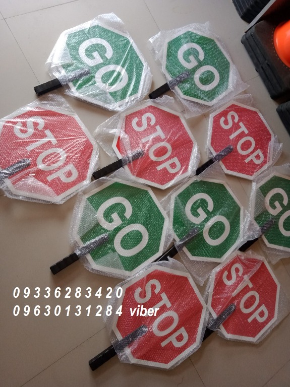 Stop and Go Paddle Sign, Commercial & Industrial, Industrial Equipment ...