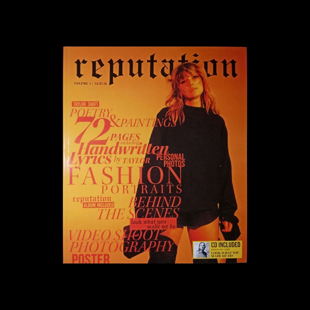 Taylor Swift - reputation Magazine Vol. 1, Taylor Swift CDs for Sale ...