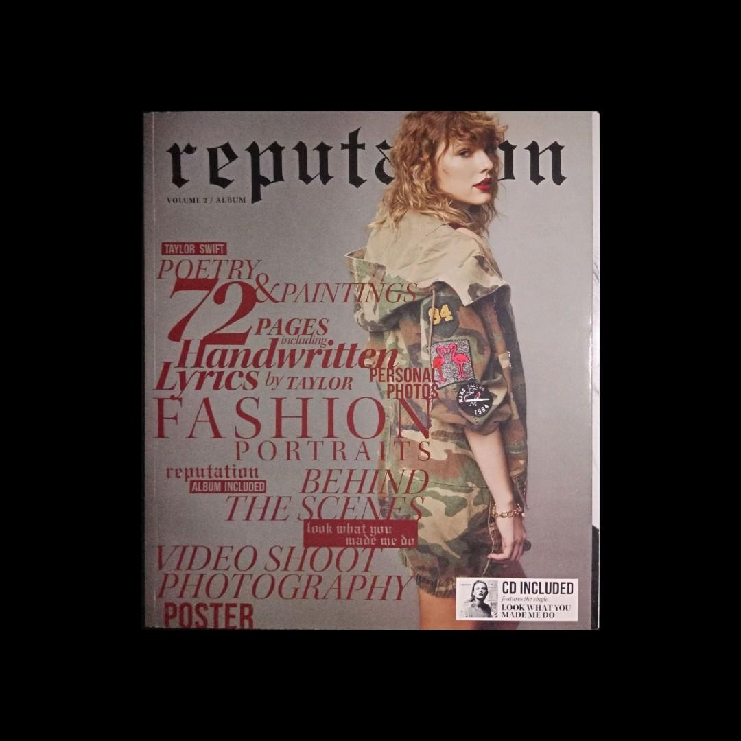 Taylor Swift - reputation Magazine Vol. 2, Taylor Swift CDs for Sale ...