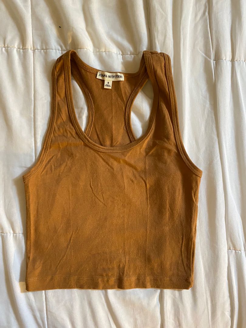 thrifted top, Women's Fashion, Tops, Sleeveless on Carousell