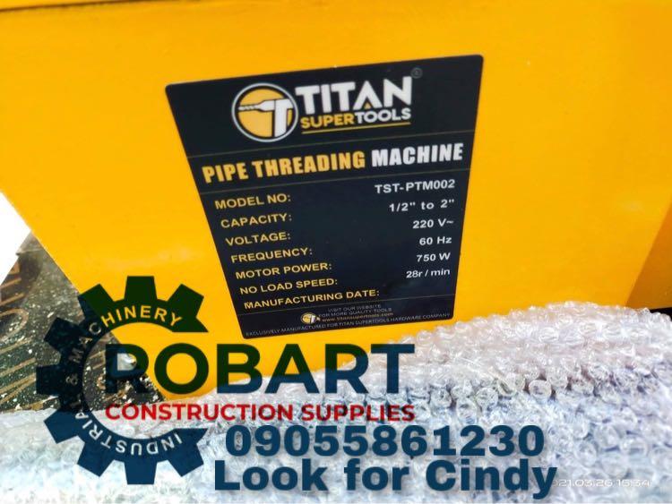 Titan Pipe Threading Machine 1/2" to 2" on Carousell