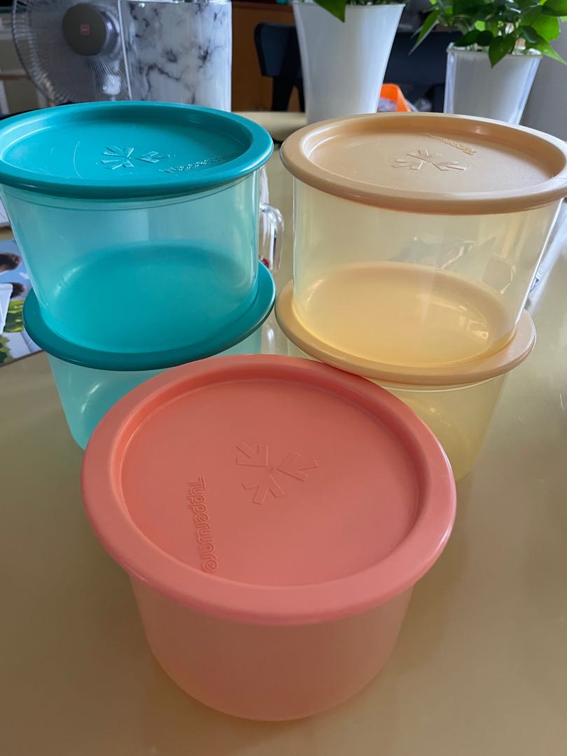 Tupperware one touch container, Furniture & Home Living, Kitchenware ...