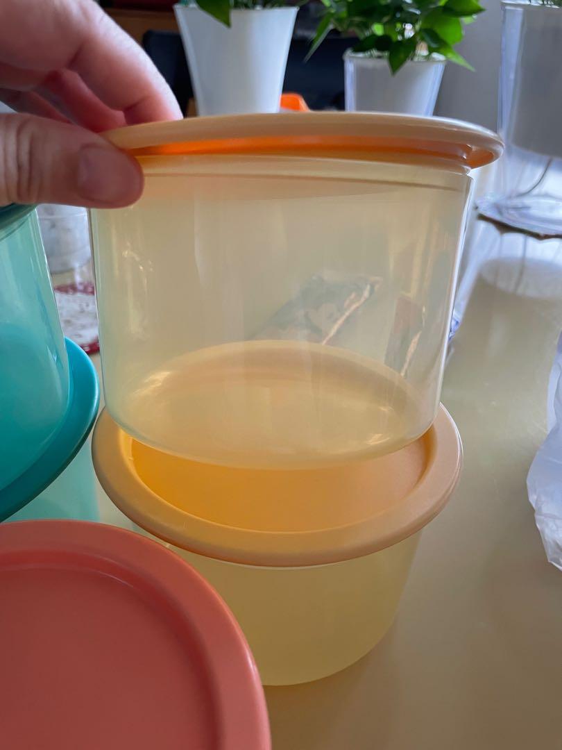 Tupperware one touch container, Furniture & Home Living, Kitchenware ...