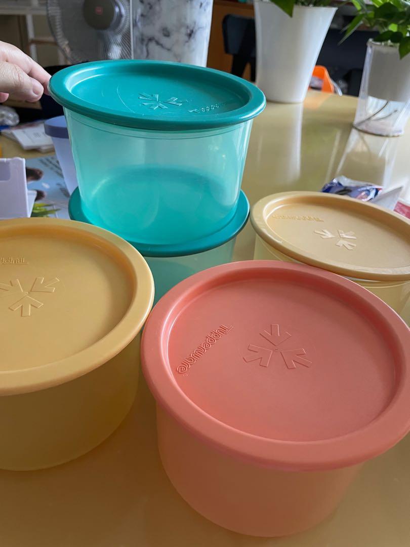 Tupperware one touch container, Furniture & Home Living, Kitchenware ...