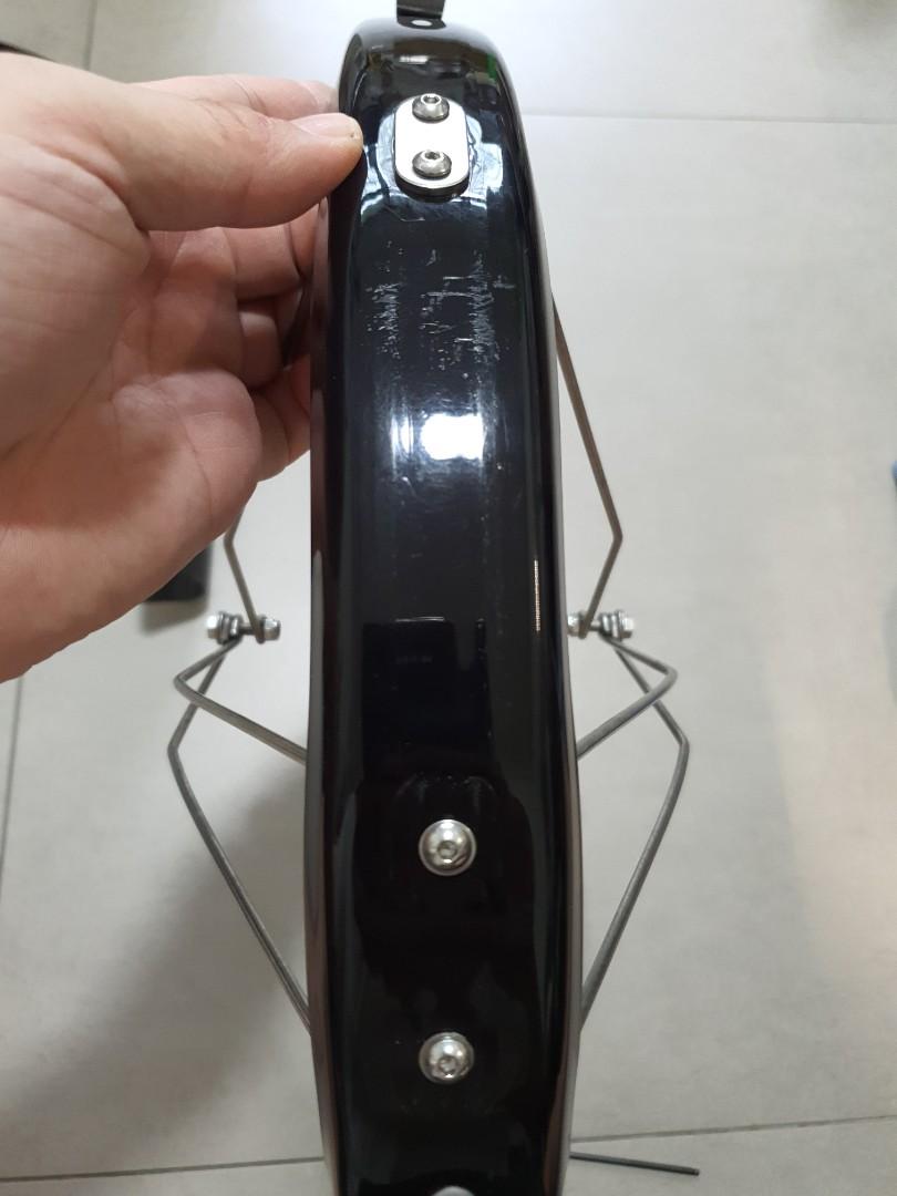 [USED] Brompton Black Edition Fenders, front and rear, Sports Equipment ...