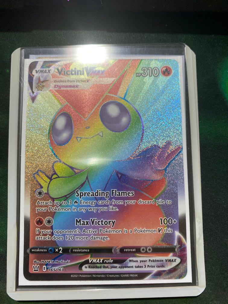 Victini VMAX 165/163 Hyper Rare, Hobbies & Toys, Toys & Games on Carousell