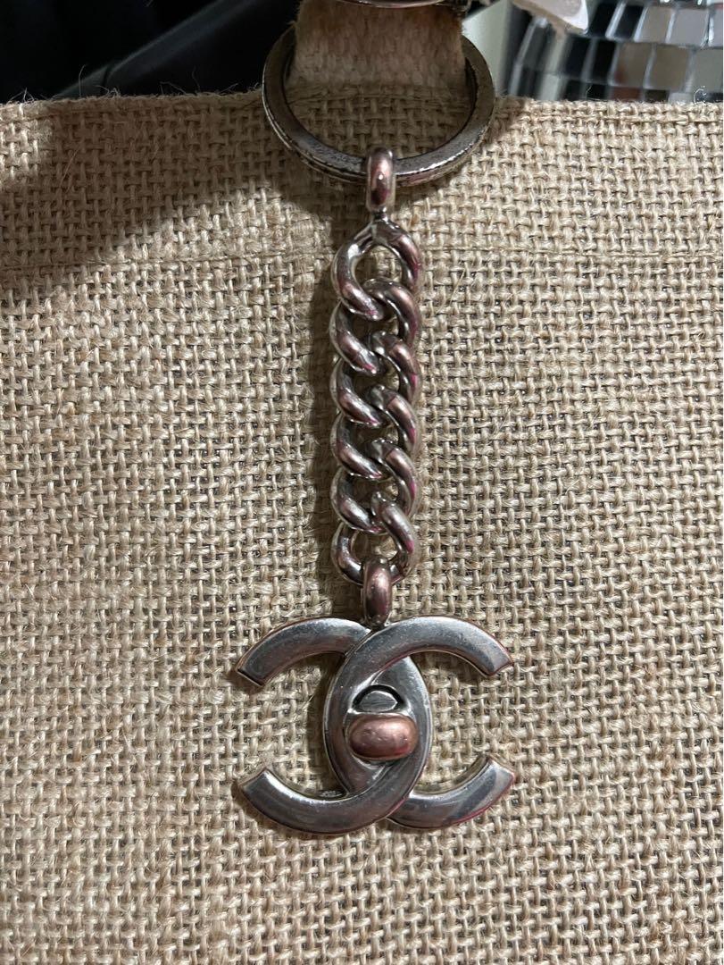 Vintage Chanel Logo Keyring, Luxury, Accessories on Carousell