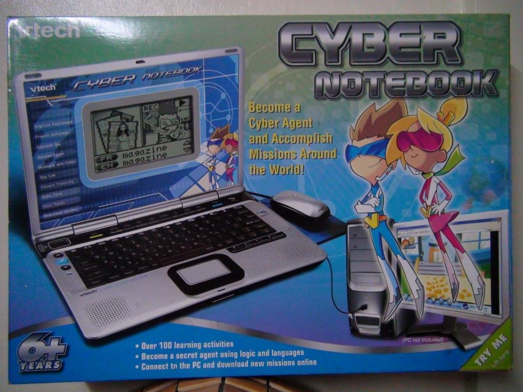 VTECH Cyber Notebook, Hobbies & Toys, Toys & Games on Carousell
