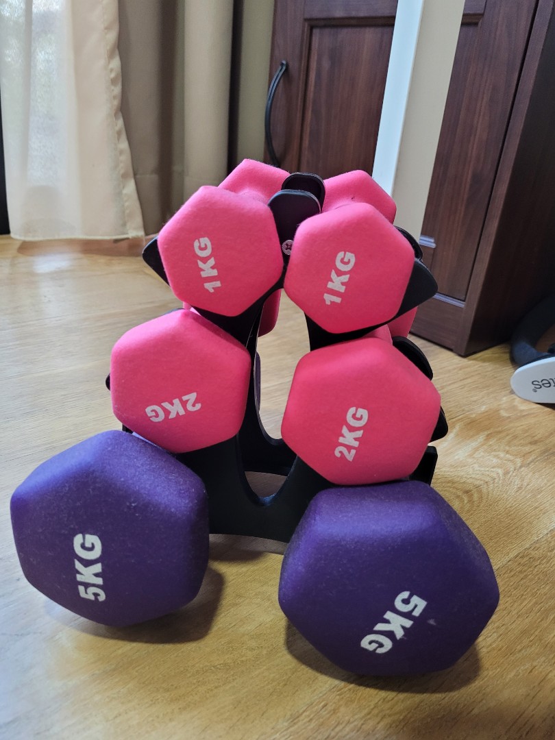 Weights 1kg, 2kg, 5kg, Sports Equipment, Exercise & Fitness, Weights ...
