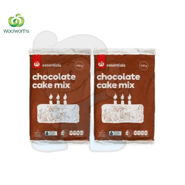 Woolworths Essentials Chocolate Cake Mix (2 x 340 g), Food & Drinks ...