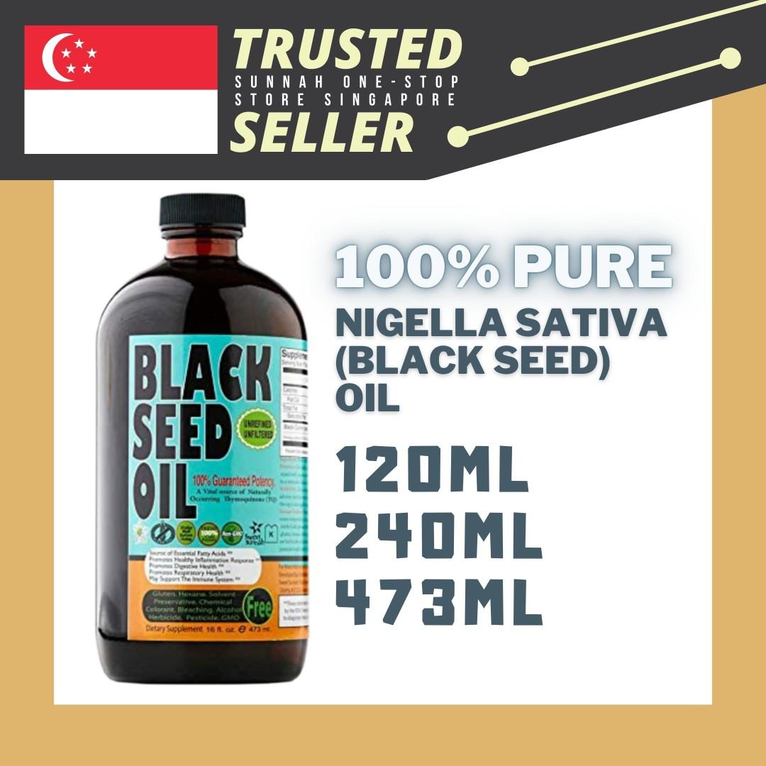 100% Pure Turkish Habbatus-Sauda (Black Seed) Oil / Cold Pressed / High ...