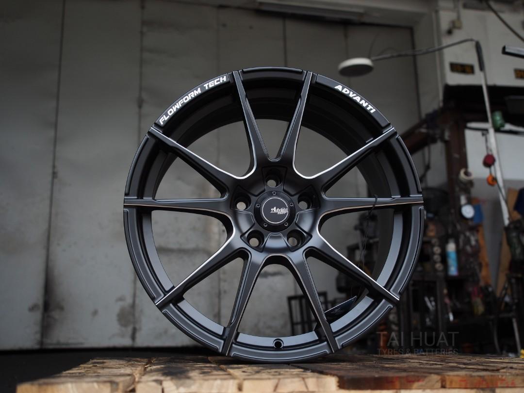 18" ADVANTI RACING Appello 5x114.3 rims flow formed, Car Accessories ...