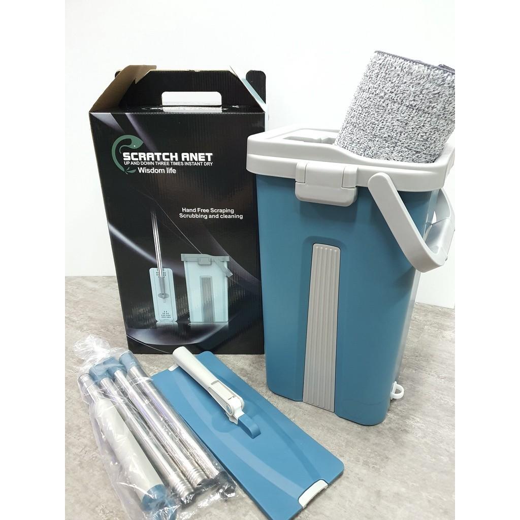 [New Design] Handfree Magic Mop / Flat Mop / Bucket Mop / Squeeze Mop ...