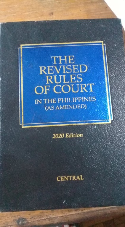 2020 Revised Rules of Court Central Bookstore, Hobbies & Toys, Books ...