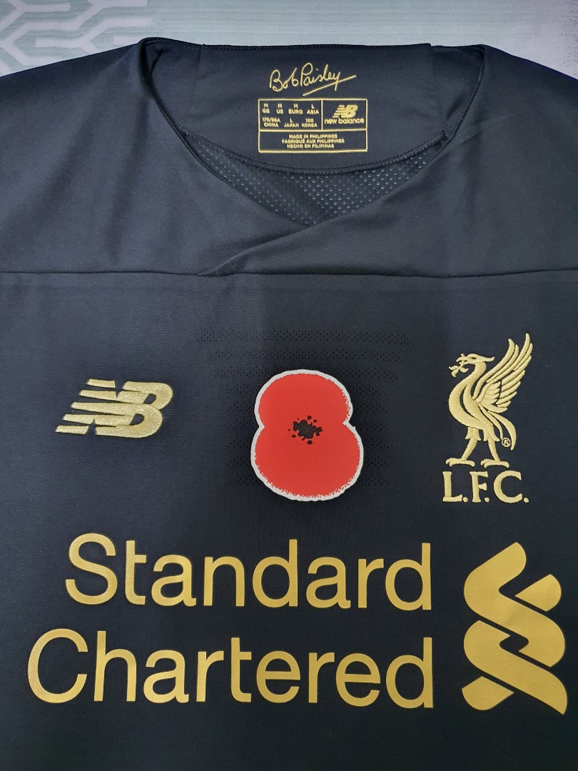 ( BNWT ) Official Liverpool FC 2019 - 2020 Champion Goalkeeper Home Kit ...