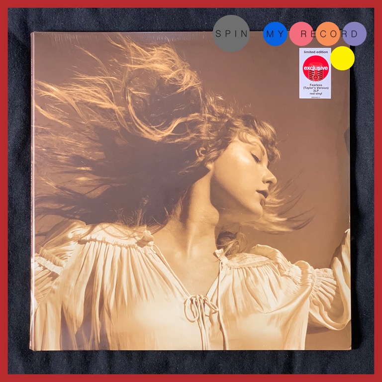 [現貨] Taylor Swift Fearless (Taylor's Version) Exclusive Red Vinyl 限定紅色膠 ...