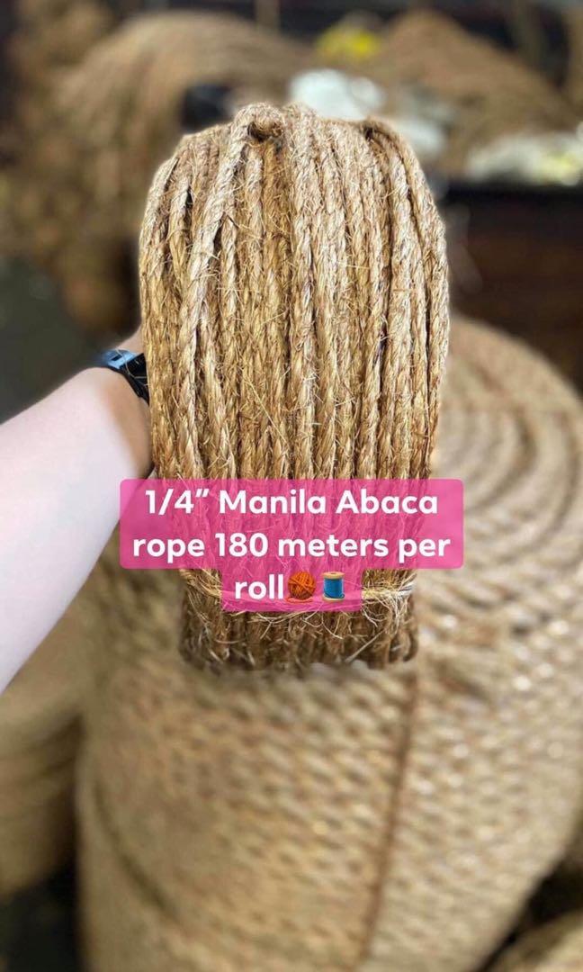 Abaca Rope/Pure Manila Rope, Commercial & Industrial, Construction ...