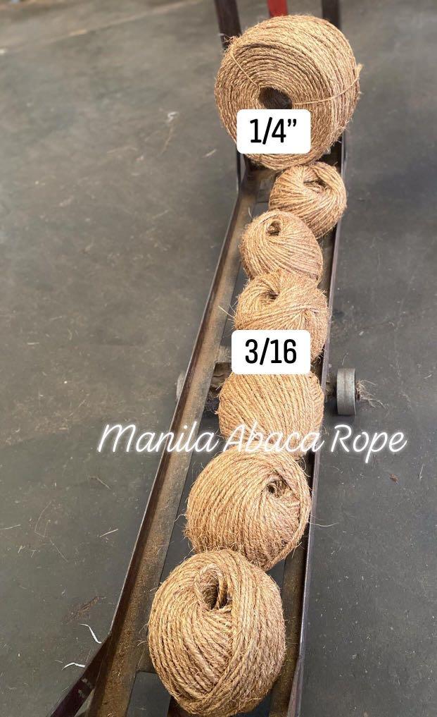 Abaca Rope/Pure Manila Rope, Commercial & Industrial, Construction ...
